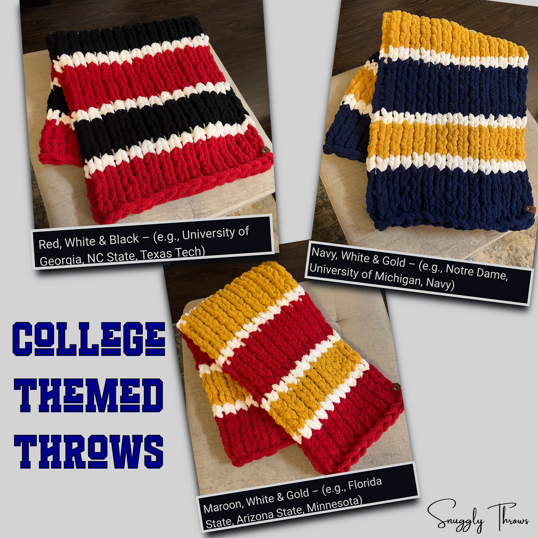 College Themed Blankets – Snuggly Throws