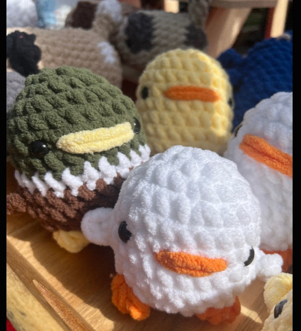 Chunky Crochet Duck Trio | Mallard, Chick, and Classic Duck – Snuggly ...