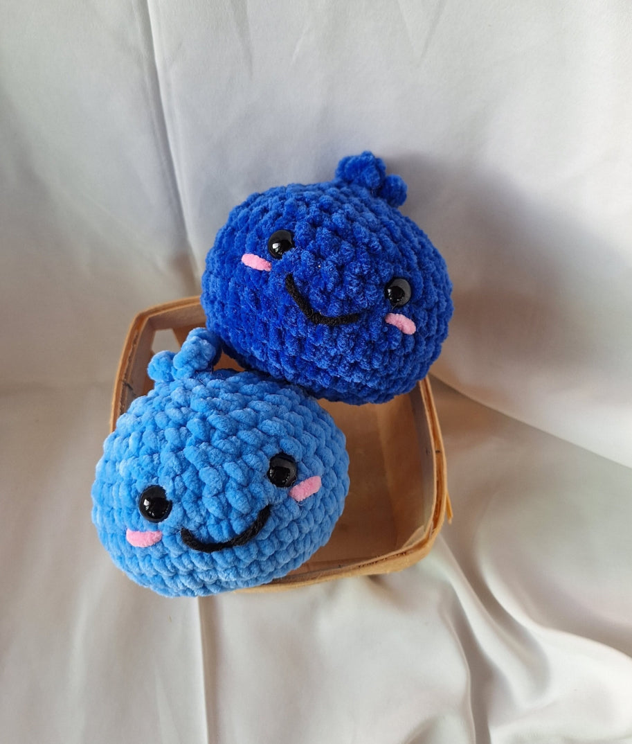 Chunky Blueberry Plushie – Snuggly Throws